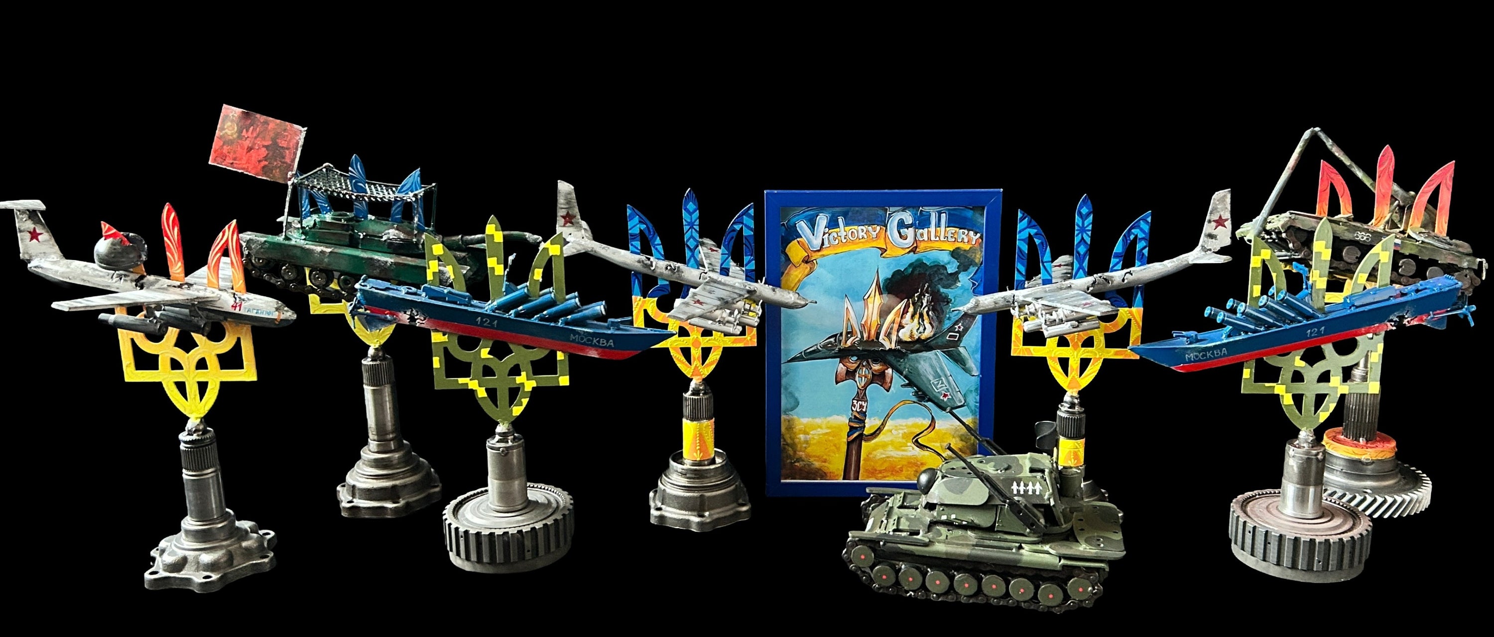Victory Gallery: Unique Ukrainian Art Made from Battlefield Shells ...